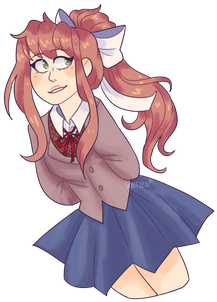 Monika By Rosechaii - Sticker - Free Transparent PNG Download - PNGkey
