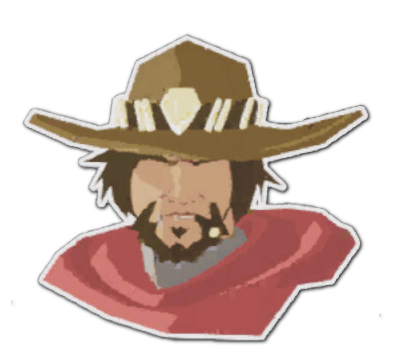Mccree Hat Png - Overwatch Mccree Sprays - Free Transparent PNG ...