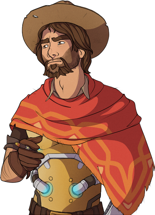 Download Mccree Face Png - Cartoon PNG Image with No Background ...