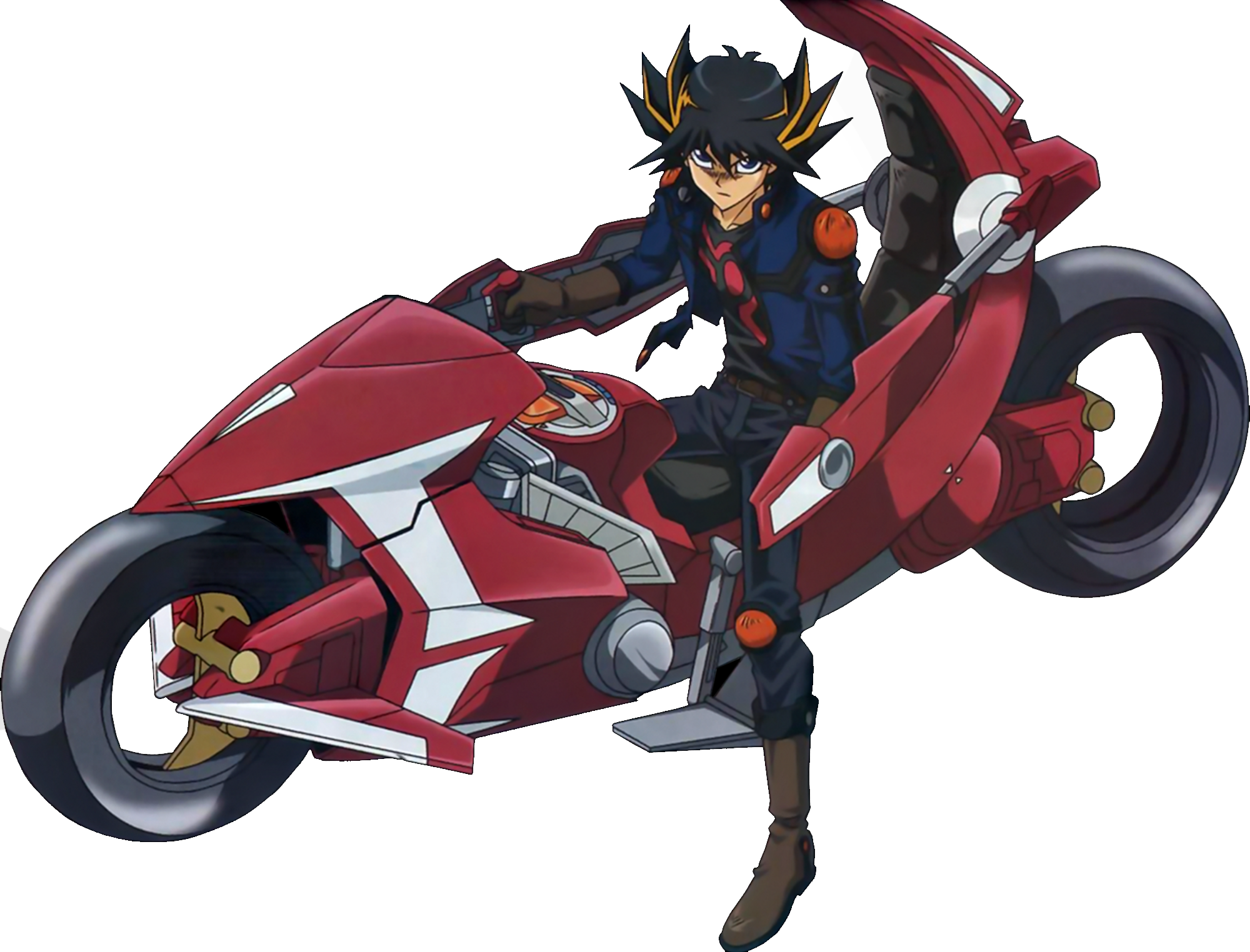 Download Yusei Duel Runner - Yugioh 5ds PNG Image with No Background ...