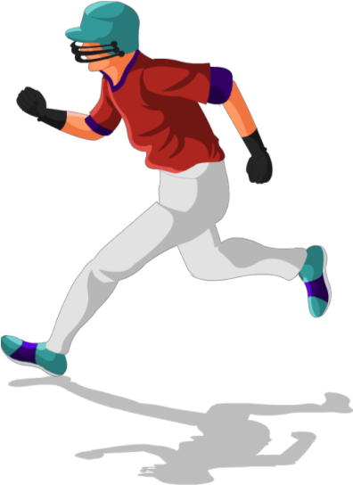 Download Baseball Runner - Baseball Player PNG Image with No Background ...