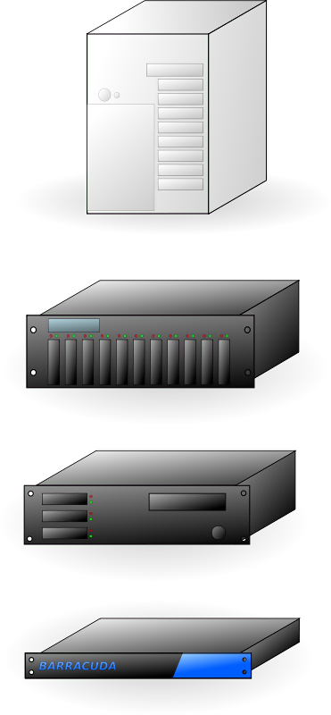 This Graphics Is Different Servers About Barracuda, - Rack Server ...