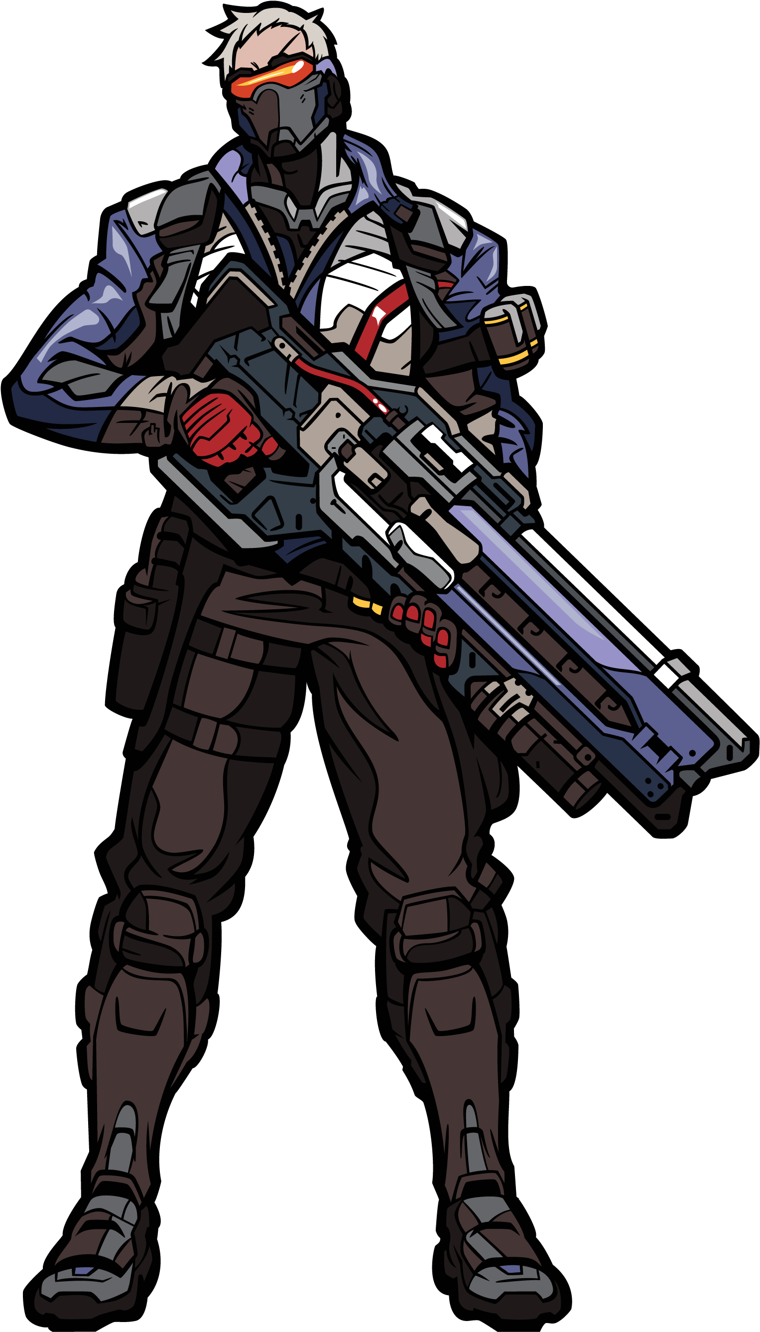 Download 76 - Soldier 76 PNG Image with No Background - PNGkey.com