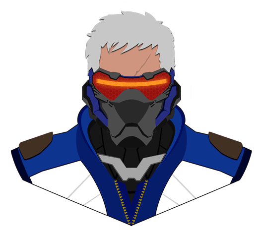 Download Soldier 76 Sticker - Illustration PNG Image with No Background ...