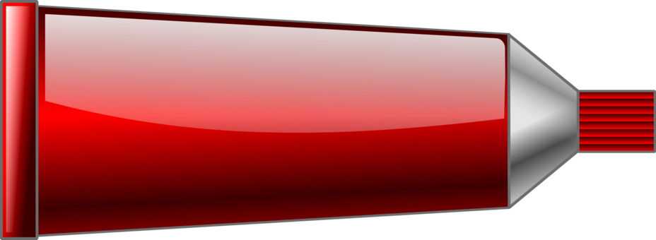 Download Color Red Paint Cyan Tube - Red Paint Tube Clipart PNG Image ...