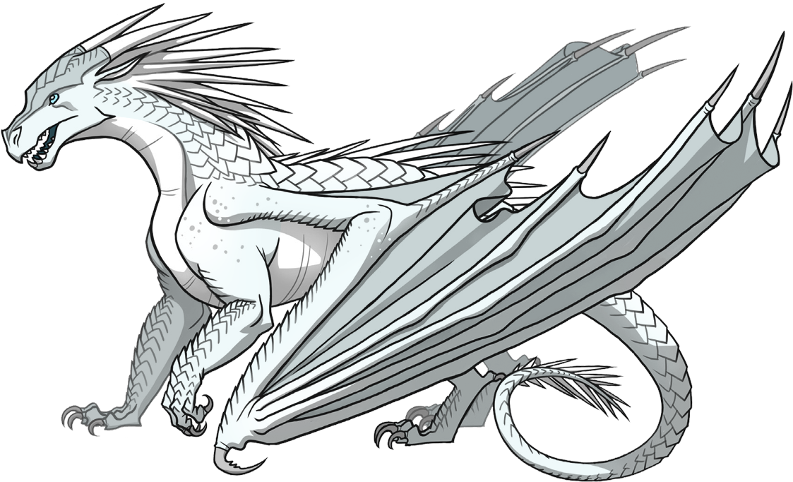 Download Icicles Drawing Easy - Wings Of Fire Icewing PNG Image with No ...