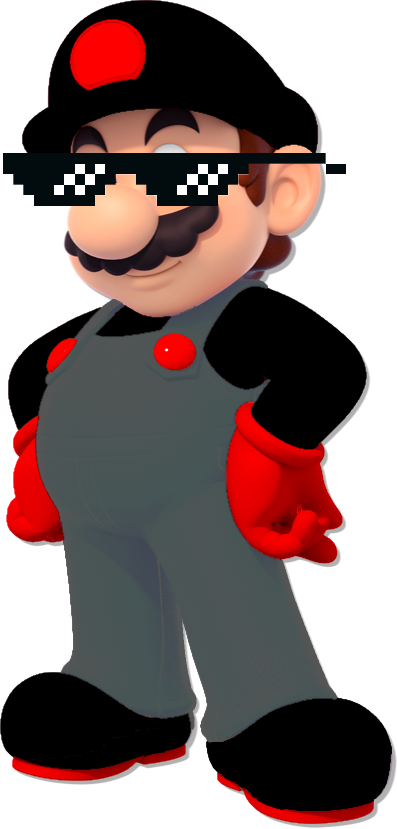 Download Mlg Mario Is Here - Meme PNG Image with No Background - PNGkey.com