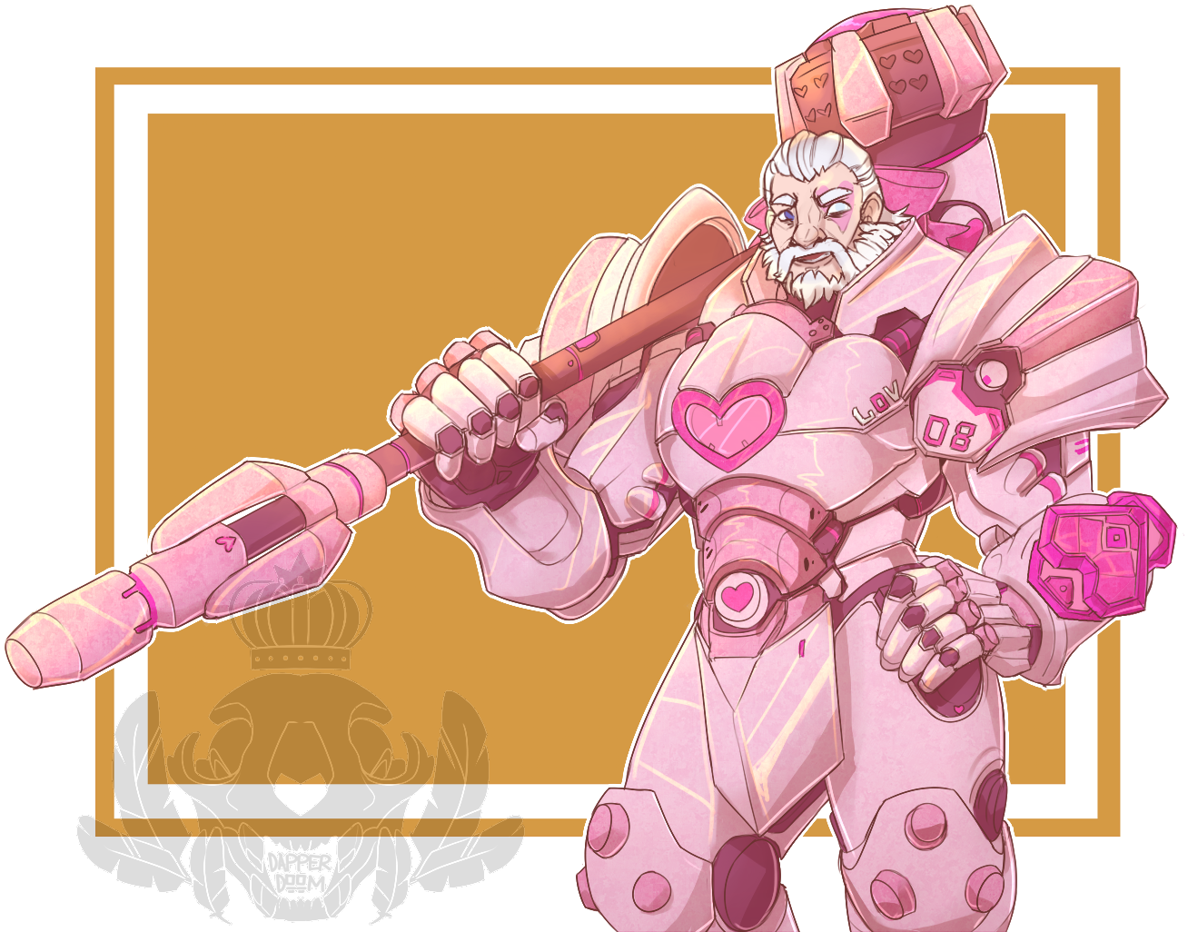 Download Sweethardt - Wrestling Reinhardt Skin PNG Image with No ...