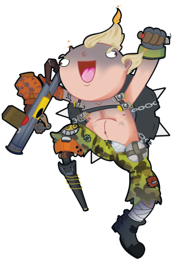 Junkrat - Cartoon - Free Transparent PNG Download - PNGkey