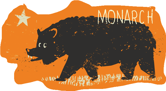 Download Monarch The Bear From Kingdom Animalia California Flag ...