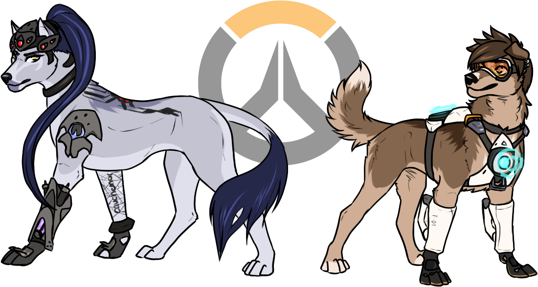 Widowmaker And Tracer - Year Of The Dog Widowmaker - Free Transparent ...