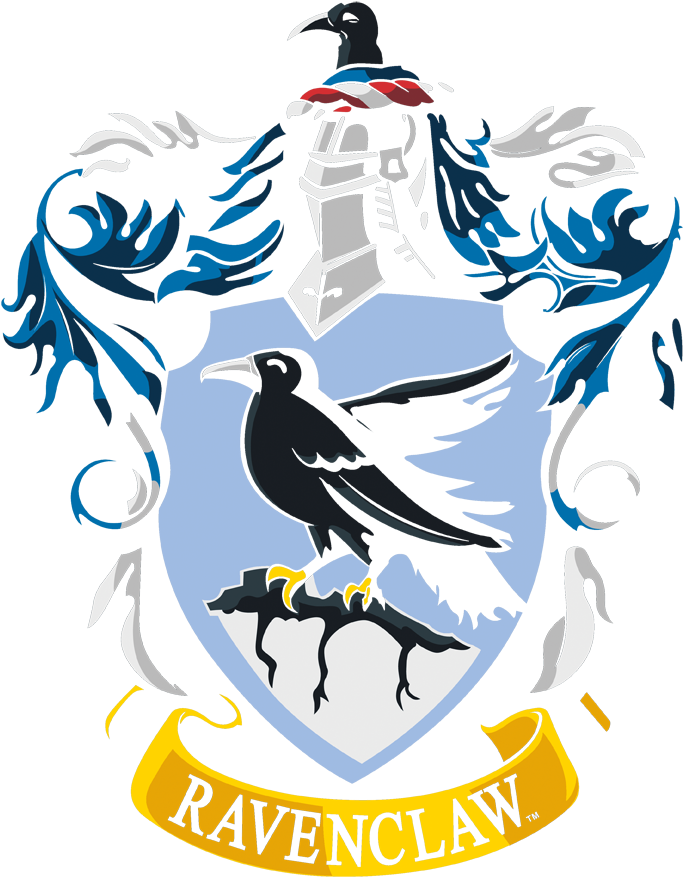 Download Harry Potter Ravenclaw Crest Men's V Neck T Shirt - Wall Decal ...
