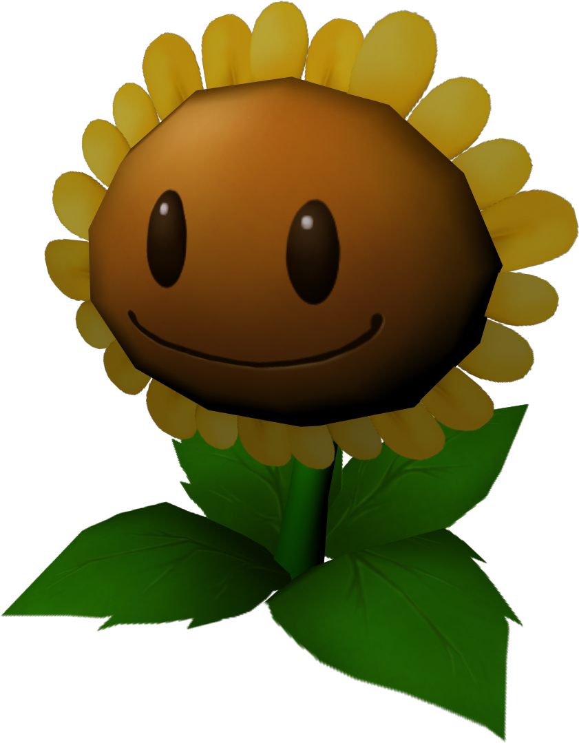 Image D Model Pvz Book Png Plants - Sunflower Png 3d - Free Transparent ...