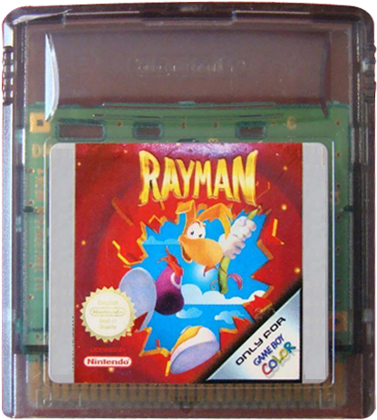 Rayman [game Boy Color Game] - Game Cartridge - Free Transparent PNG ...