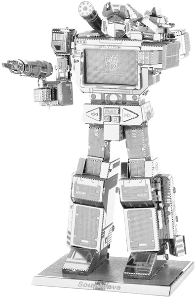 Download Picture Of Soundwave - 3d Metal Model Transformers PNG Image ...