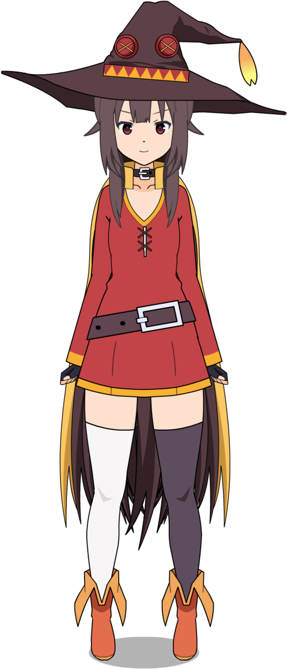 Megumin Png - Free Transparent PNG Download - PNGkey
