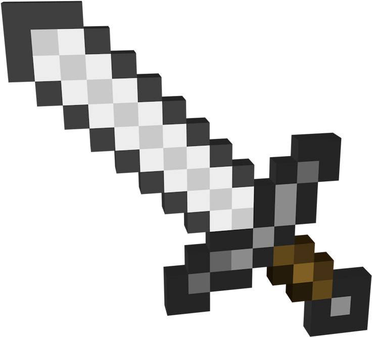 New Diamond Sword Minecraft Foam Mosaic Sword/eva Sword - Free ...