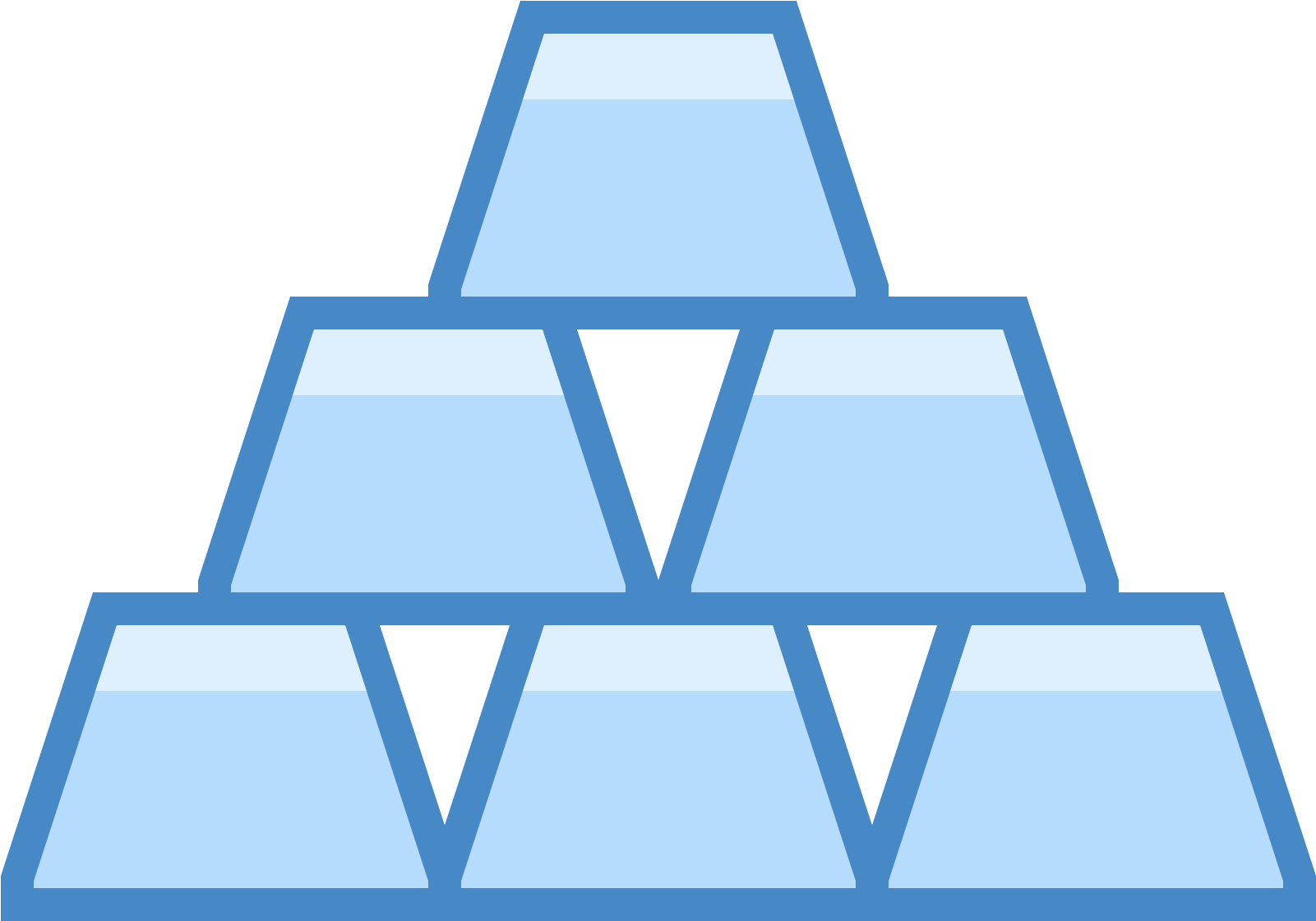 Download Its Gold Bars Stacked On Each Other - Blue Gold Bar Icon PNG ...