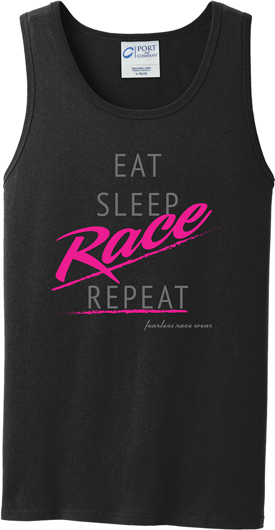 Download Eat, Sleep, Race, Repeat Tanks - Active Tank PNG Image with No ...