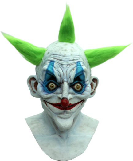 Full Head Horror Clown Mask - Free Transparent PNG Download - PNGkey