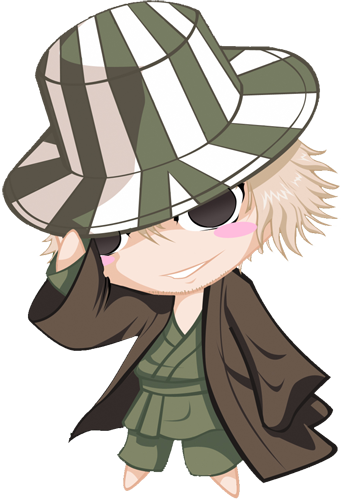 Download 341x341px - Bleach Chibi Urahara PNG Image with No Background ...