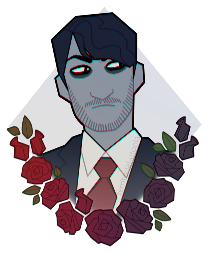 Download Darkiplier Sticker By Territorialrain - Drawing PNG Image with ...
