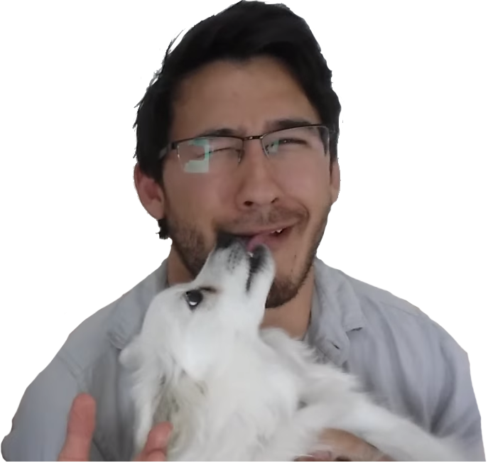 Download Markiplier - Tumblr - Dog Licks PNG Image with No Background ...