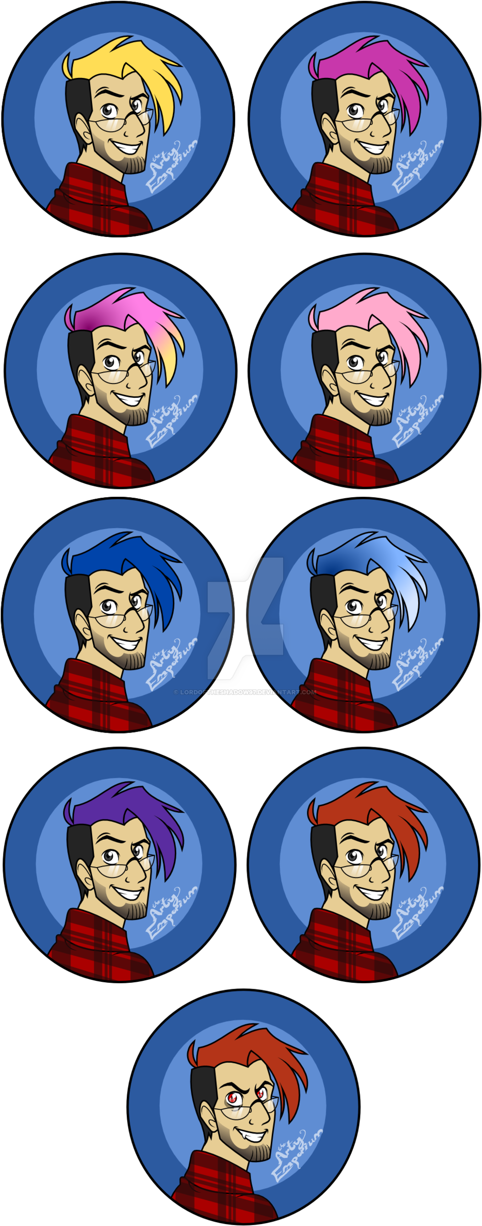Download Markiplier Buttons Set By Lordoftheshadow97 On Deviantart ...