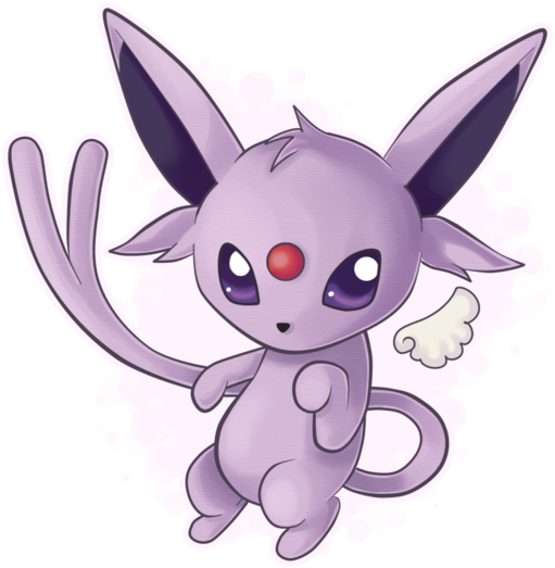Espeon By Mack Chan-d317i4l - Cute Espeon - Free Transparent PNG ...
