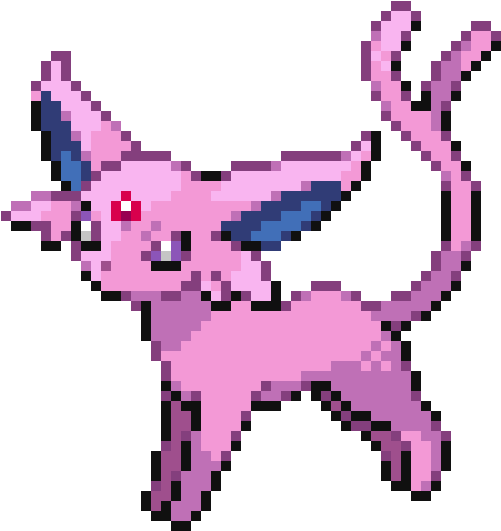 Espeon - Espeon Pixel Art Gif - Free Transparent PNG Download - PNGkey