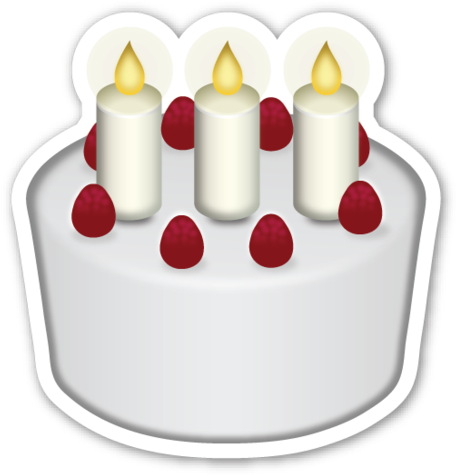 Download Birthday Cake - Emoji De Torta De Whatsapp PNG Image with No ...