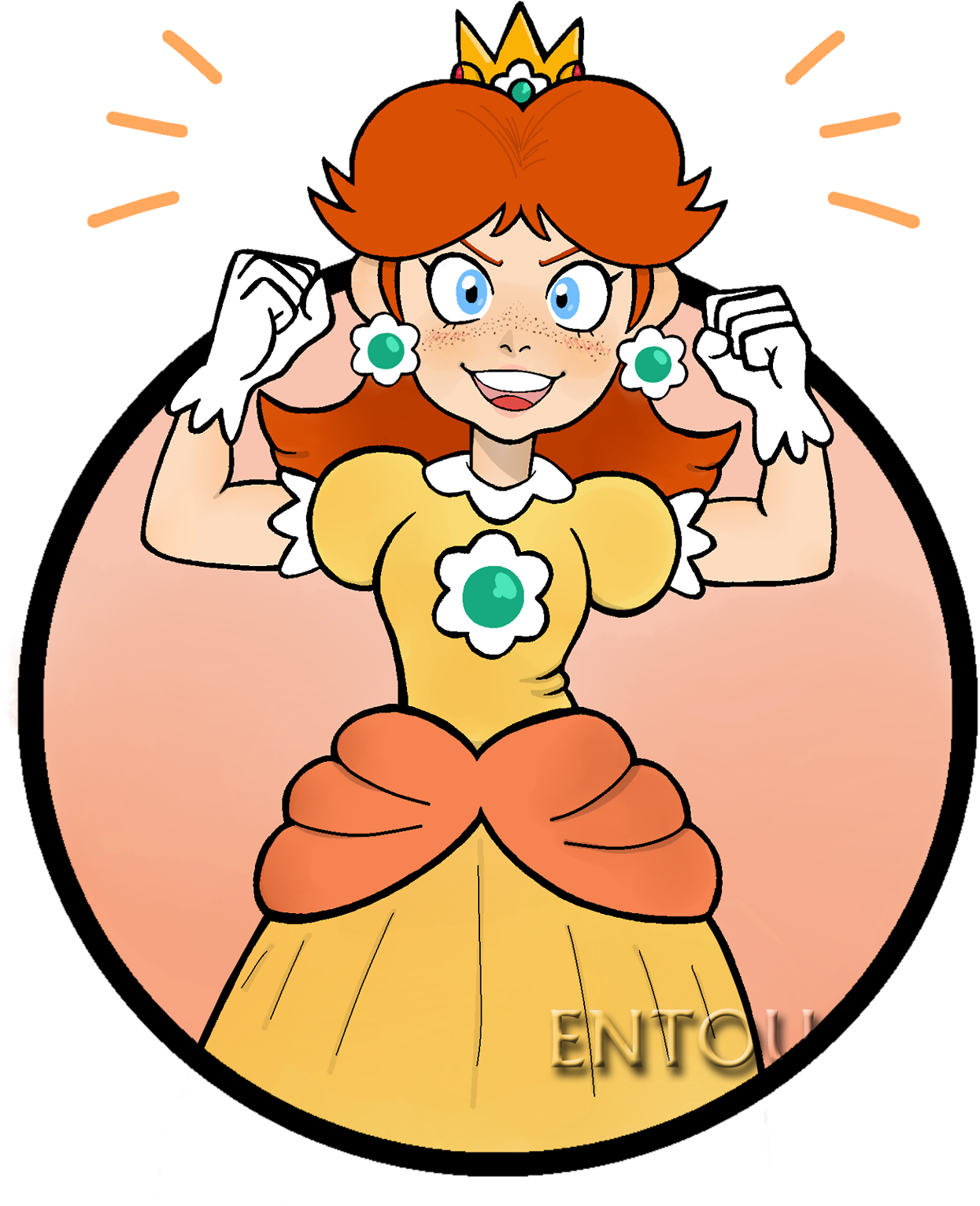 I Love Princess Daisy - Nintendo - Free Transparent PNG Download - PNGkey