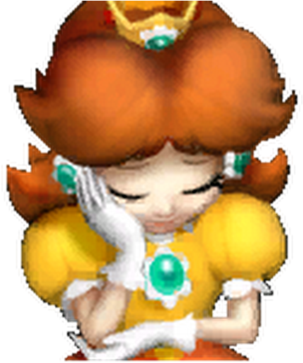 Download Princess Daisy Is Crying - Princess Daisy Angry PNG Image with ...