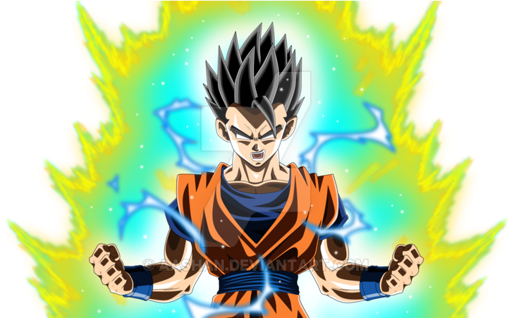 Download Image Transparent Gohan Rage Colored With A By Aashananimeart ...