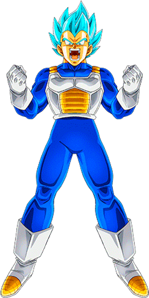 Download Vegeta Super Saiyan Blue Artwork - Father Son Galick Gun PNG ...