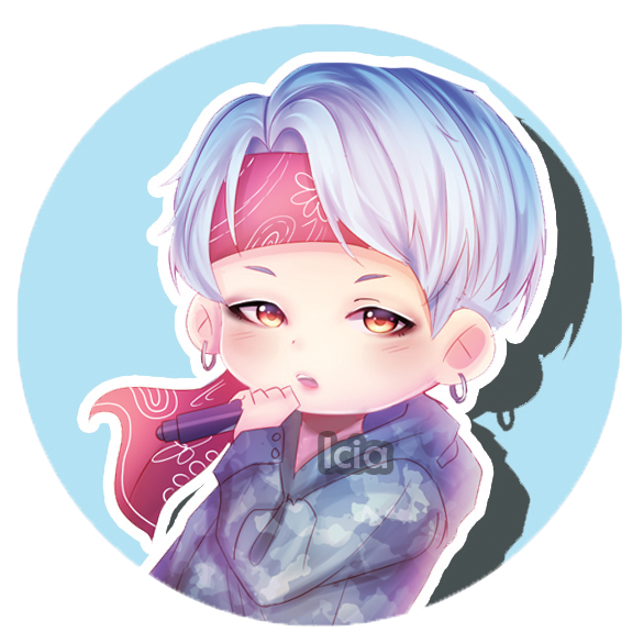 Download Bts Chibi Suga Mic Drop PNG Image with No Background - PNGkey.com