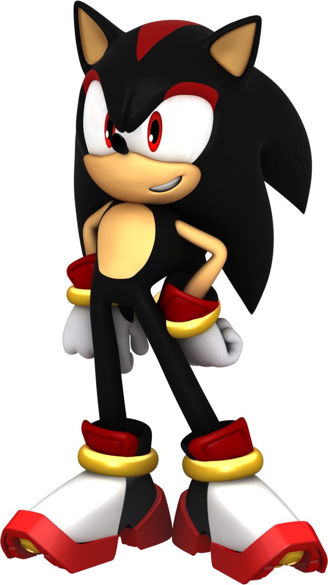 Download Aww Sonic - Shadow Sonic PNG Image with No Background - PNGkey.com