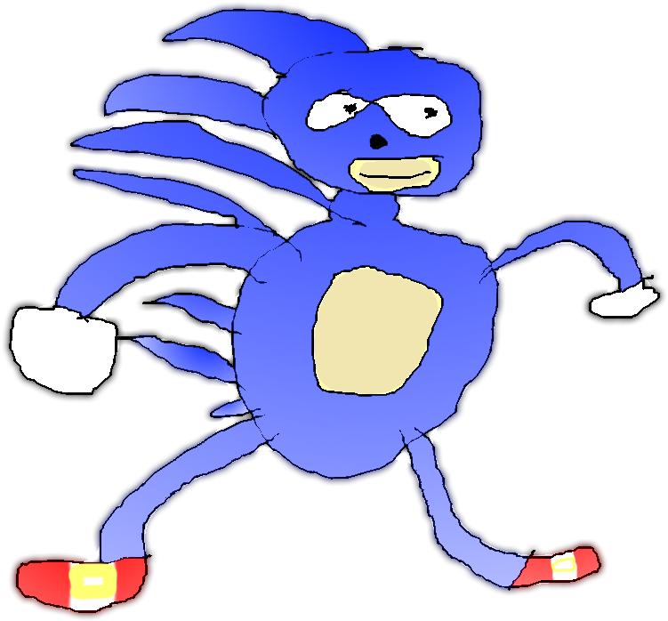 Download Sanic - Gotta Go Fast PNG Image with No Background - PNGkey.com