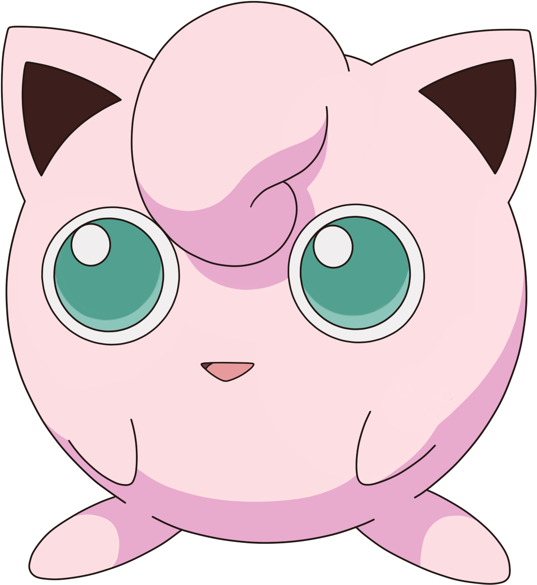 Jigglypuff Vector - Jigglypuff Pokemon - Free Transparent PNG Download ...