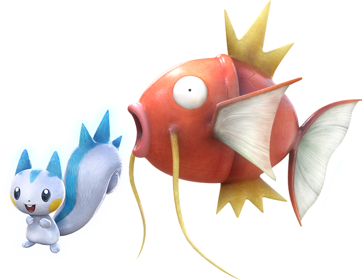 Pokken Pachirisu And Magikarp - Magikarp Png - Free Transparent PNG ...