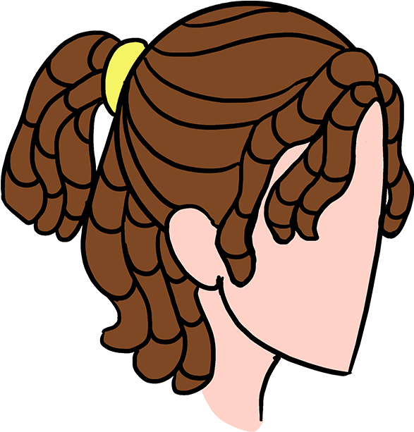 How To Draw Dreadlocks - Drawing - Free Transparent PNG Download - PNGkey