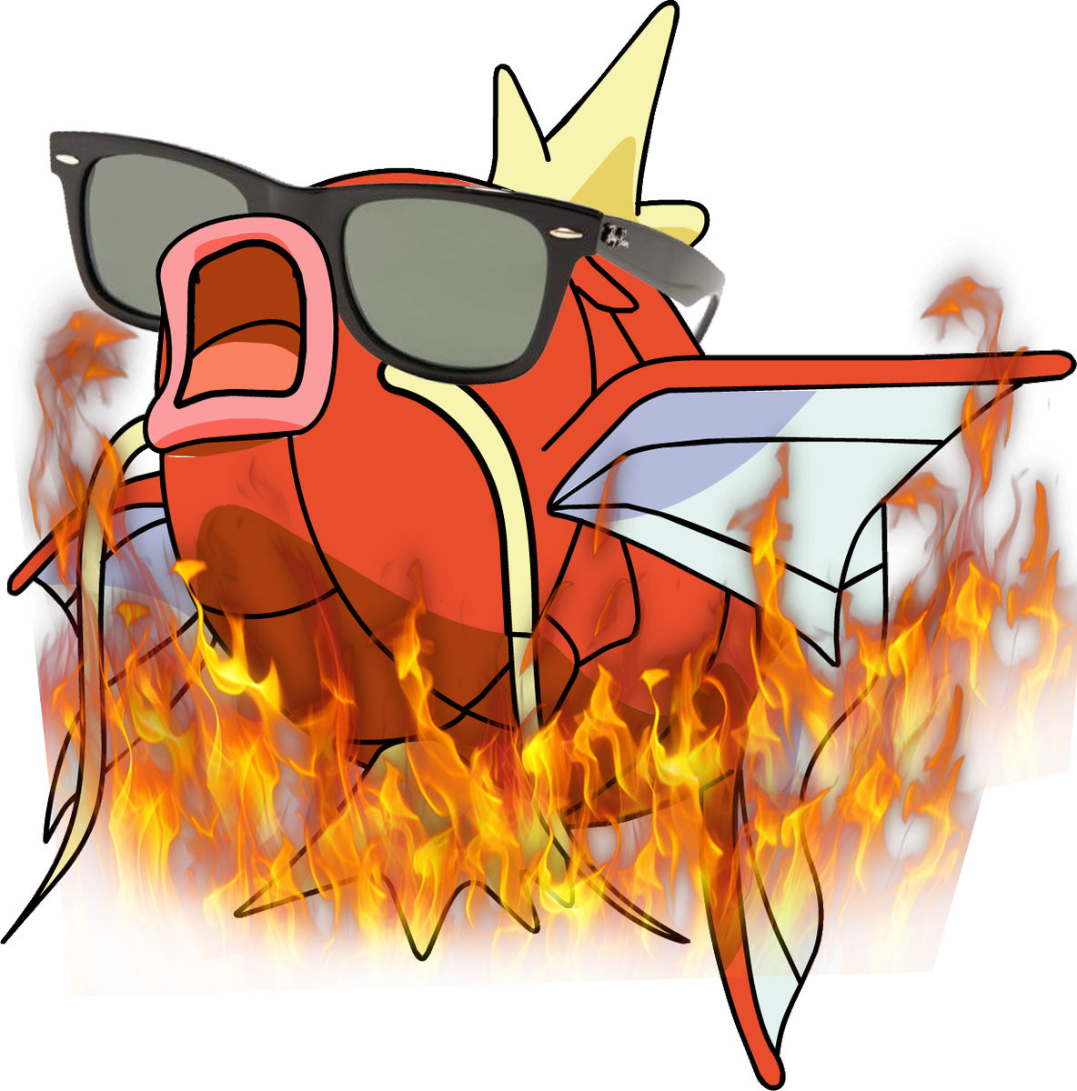 Crystal On Twitter Png Mega Magikarp - Twitter - Free Transparent PNG ...