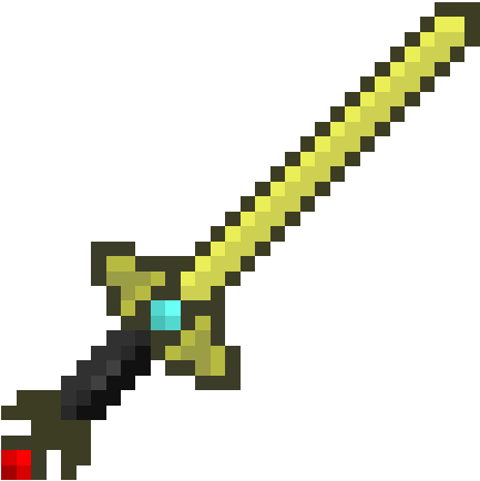 Gold Minecraft Sword