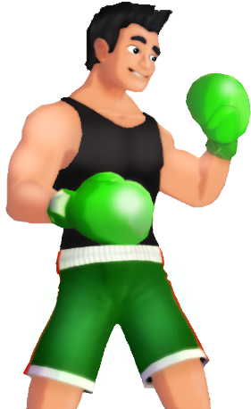 Download Little Mac Ssb4 Png Png Black And White - Little Mac Skins ...