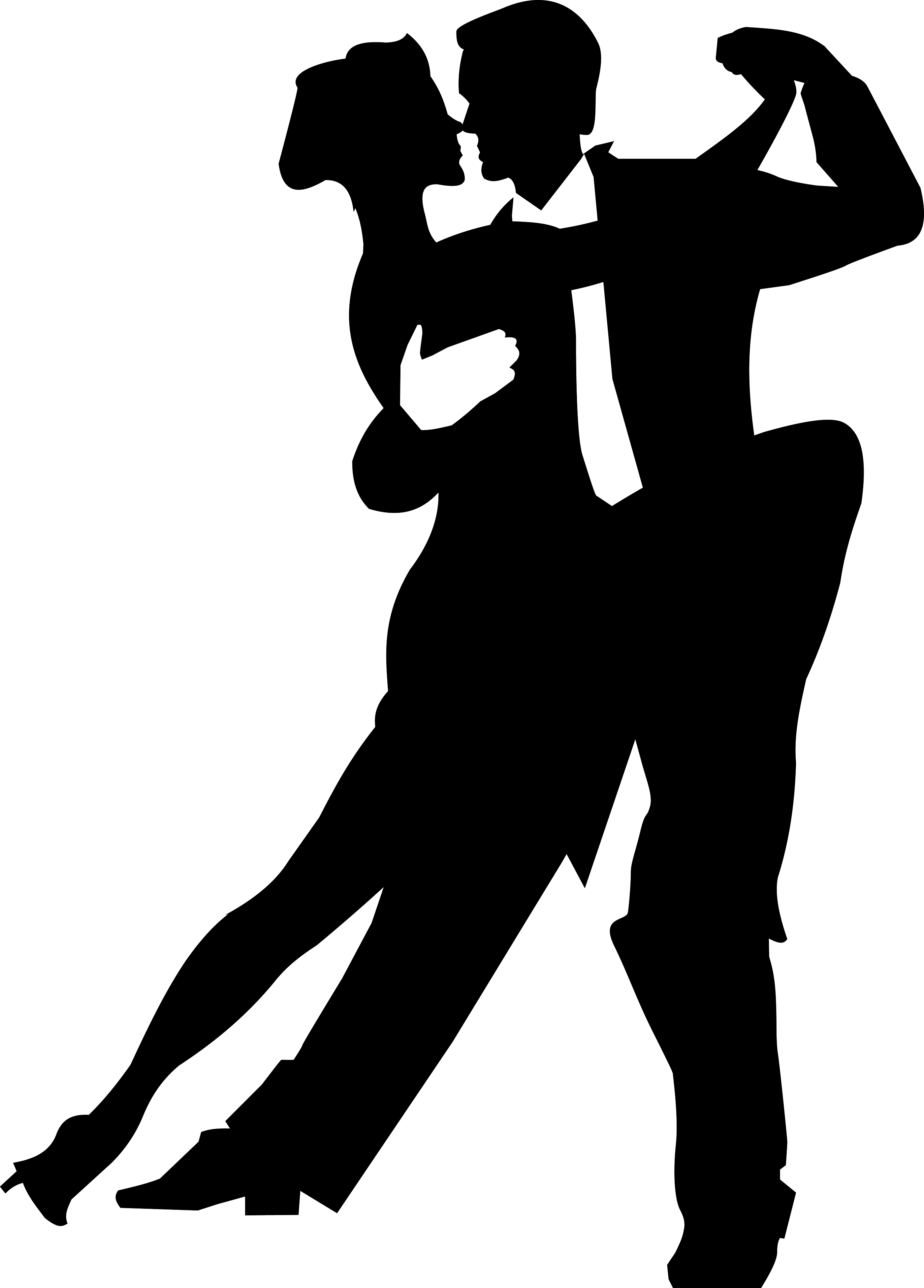Download Salsa Dance Silhouette Png Image Ballroom Dancing Vector Png