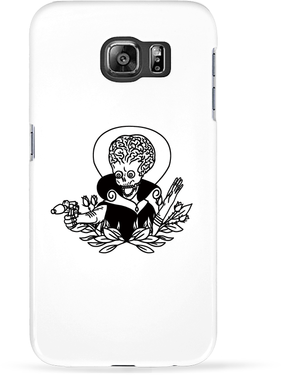 Download Case 3d Samsung Galaxy S6 Mars Attack - Mobile Phone PNG Image ...