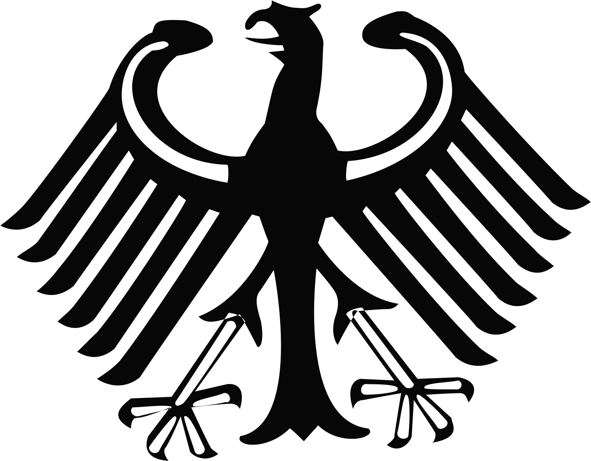 Nazi Eagle Png - Black Eagle Germany Logo - Free Transparent PNG ...