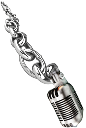 Download Chained Microphone - Chain Links Clip Art PNG Image with No ...