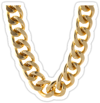 Rapper Gold Chain Png