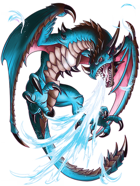 Download Cold Dragon Transparent - World Of Mystic Wiz Dragon PNG Image ...
